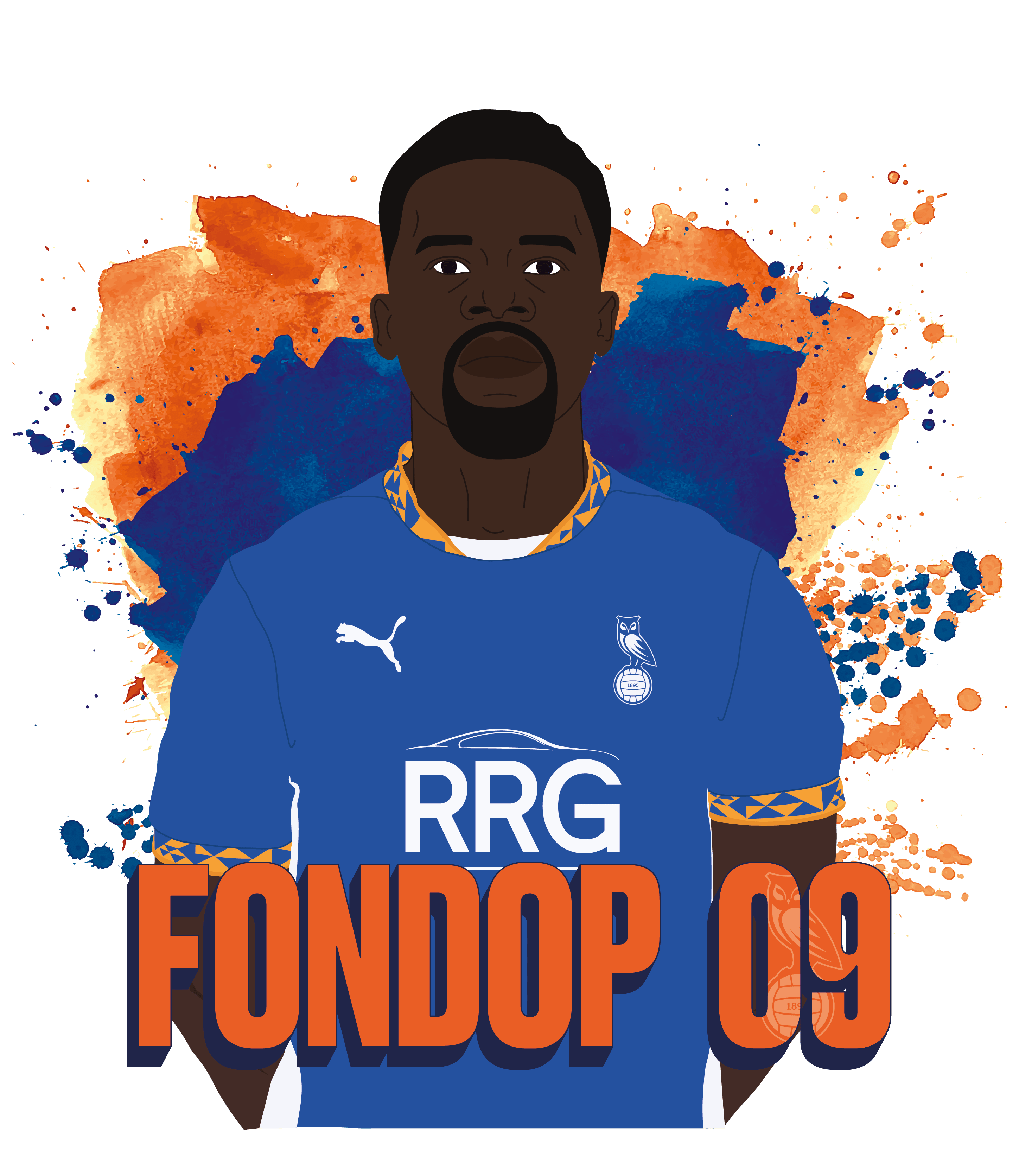 09 - Mike Fondop - Oldham Athletic AFC Personalised Gifts Shop