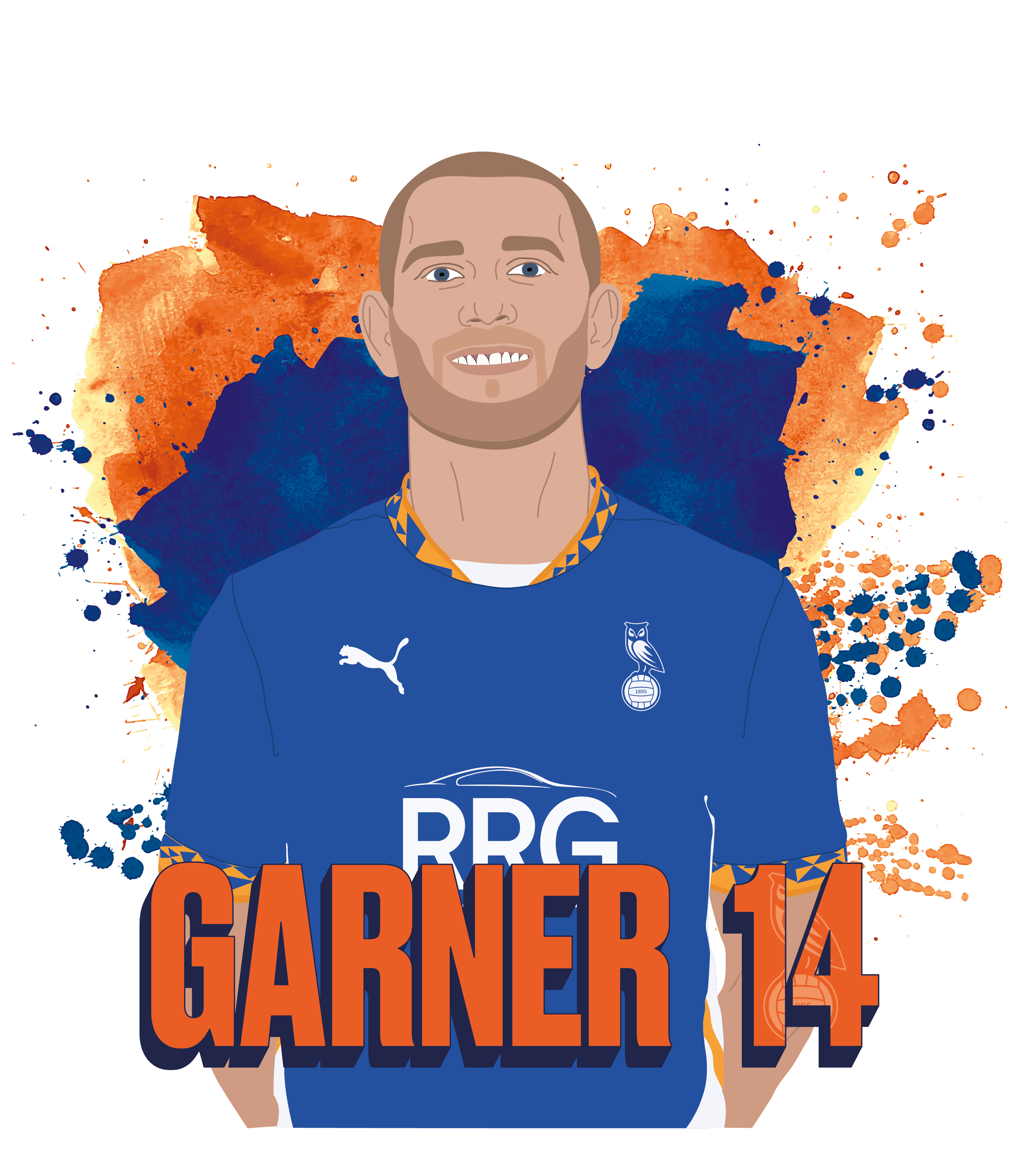14 - Joe Garner - Oldham Athletic AFC Personalised Gifts Shop