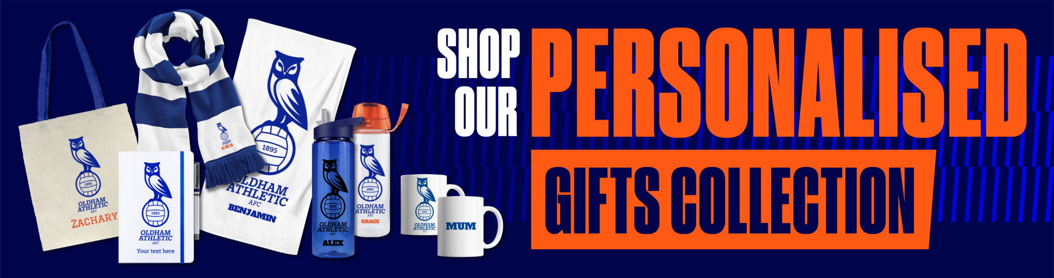 Merch Shop - Oldham Athletic AFC Personalised Gifts Shop